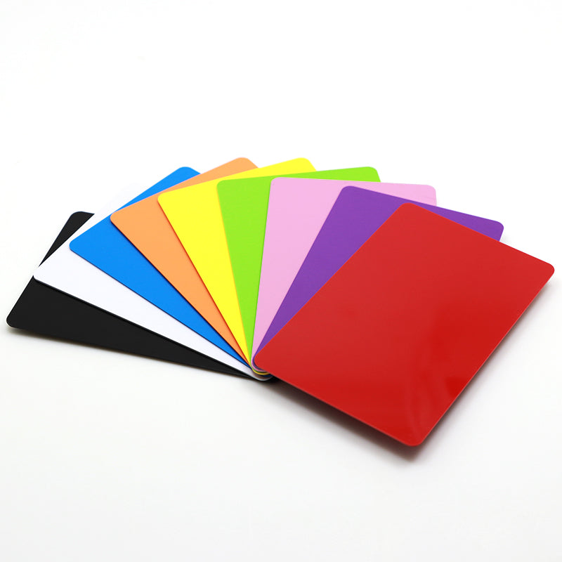 Colored PVC Cards | POS OF AMERICA