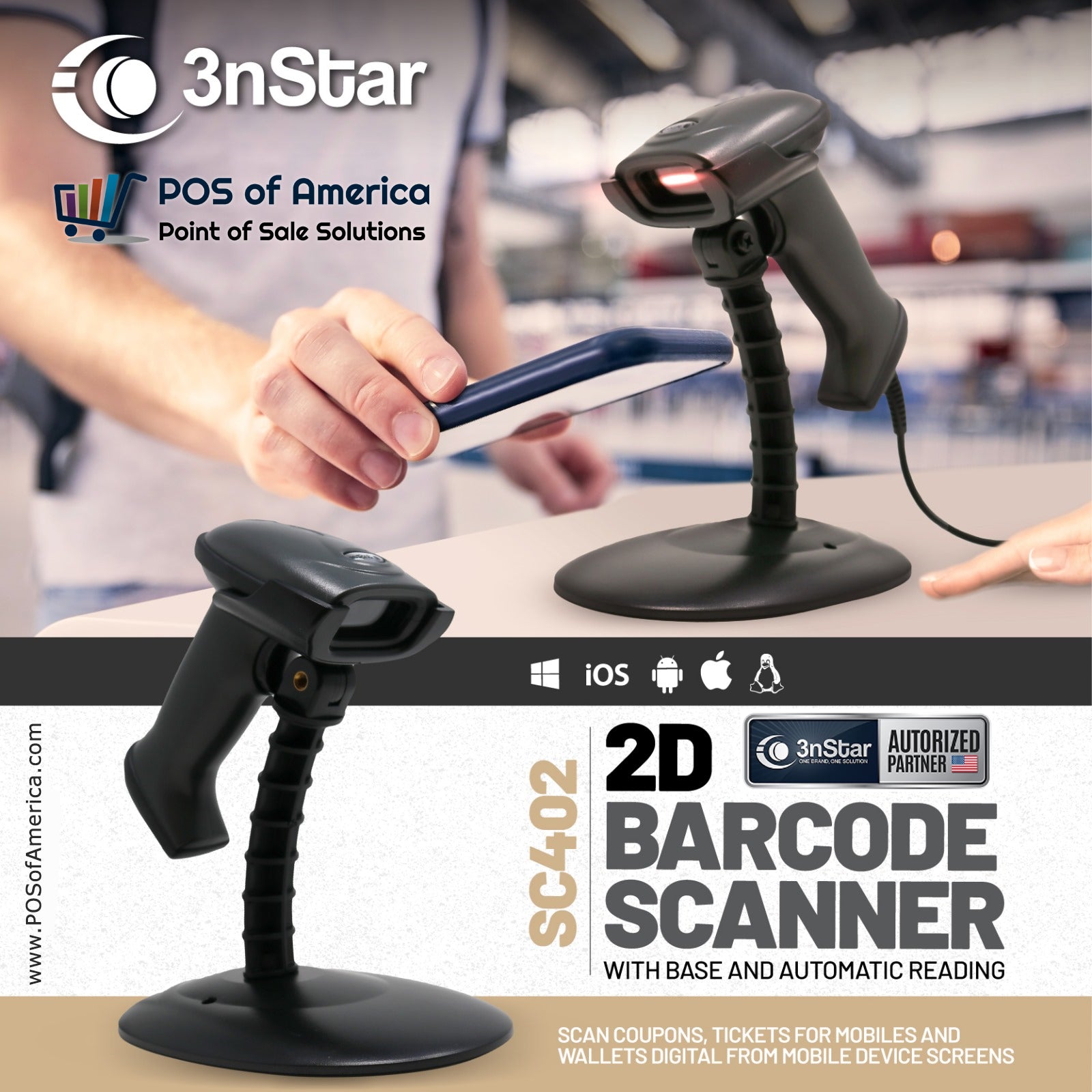 Scanner pos store