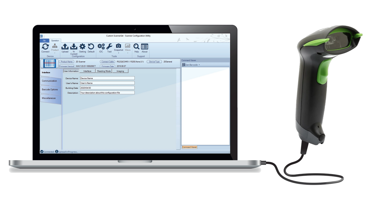 Custom America ScanMatic SM420 2D USB Barcode Scanner | POS OF AMERICA