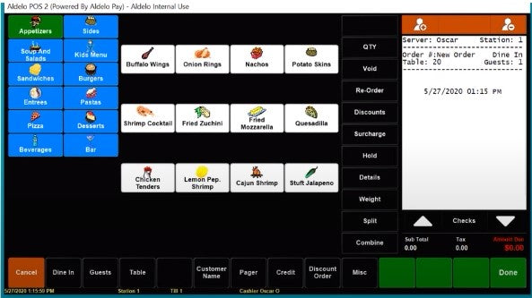 Aldelo POS PRO 2.0 2E for Restaurant Station License– POS OF AMERICA
